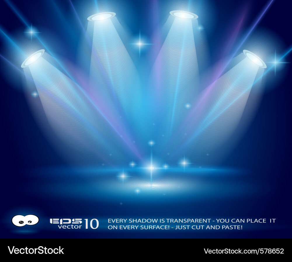 Modern lights Royalty Free Vector Image - VectorStock