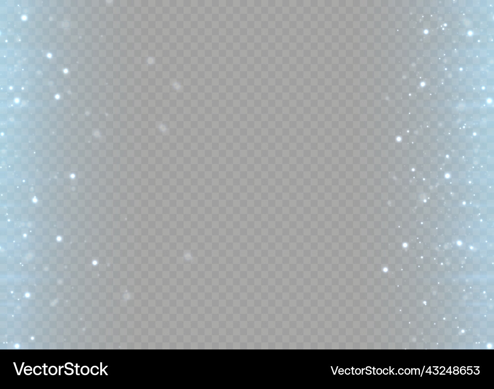 Light vertical blue line dust flying falling rain Vector Image