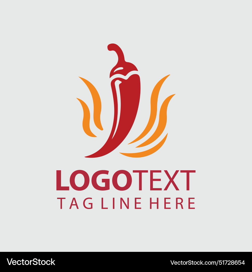 Chilli logo Royalty Free Vector Image - VectorStock