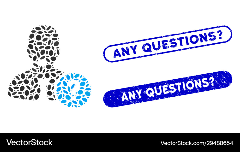 Elliptic mosaic online support with grunge any Vector Image Elliptic mosaic online support with grunge any Vector Image