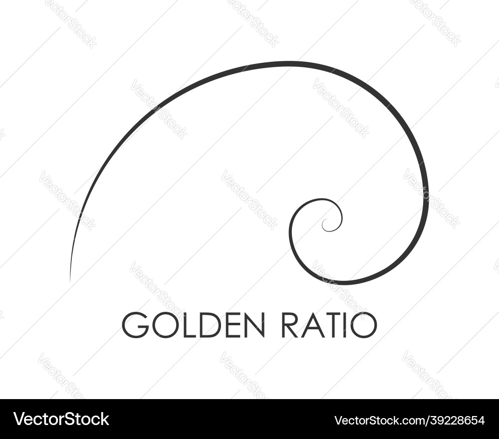 Golden line Royalty Free Vector Image - VectorStock