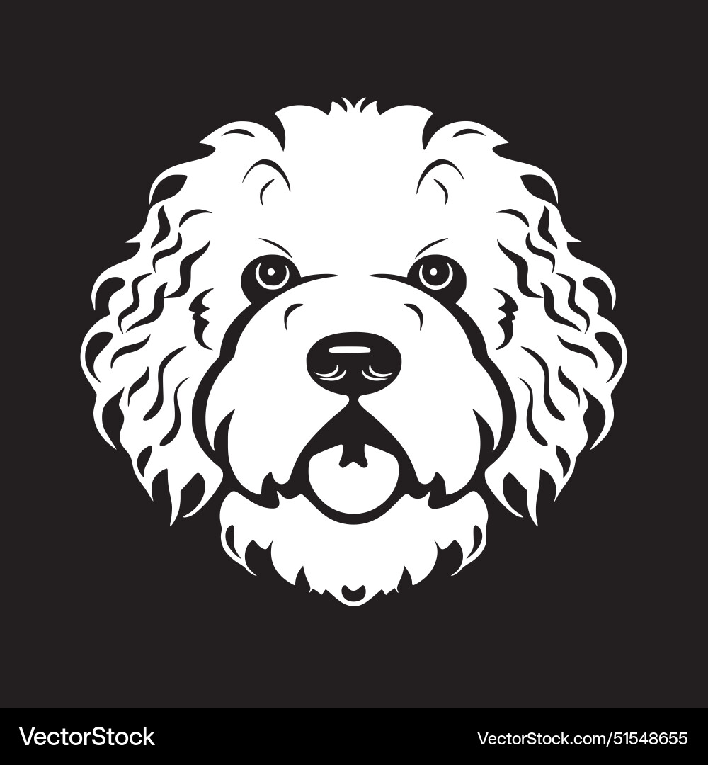 Bichon frise - minimalist and flat logo Royalty Free Vector