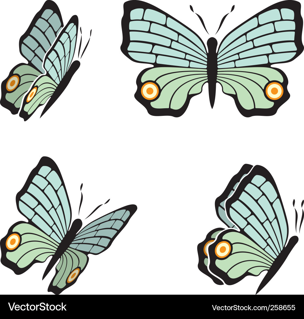 Butterfly Royalty Free Vector Image - VectorStock