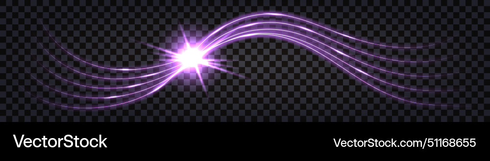 Ellectric swirl wave lightning thunder Royalty Free Vector