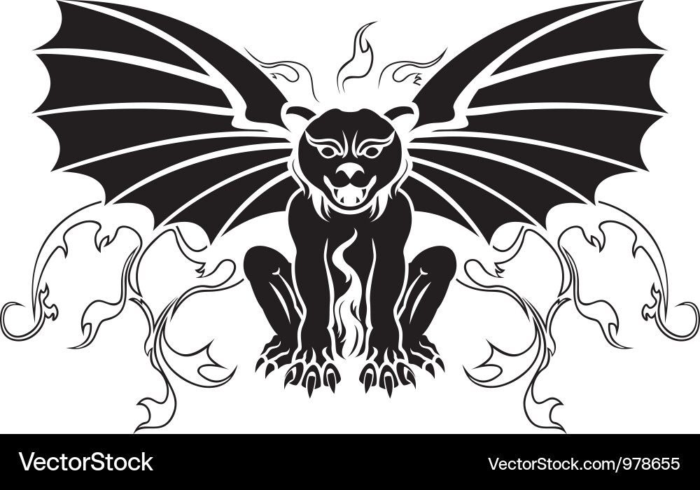 Gargoyle Royalty Free Vector Image - VectorStock