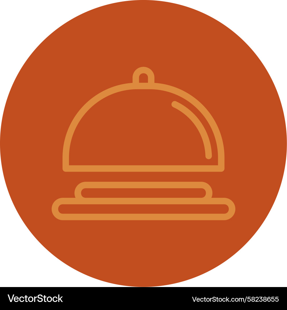 Multi Color Tray Line Icon Royalty Free Vector Image