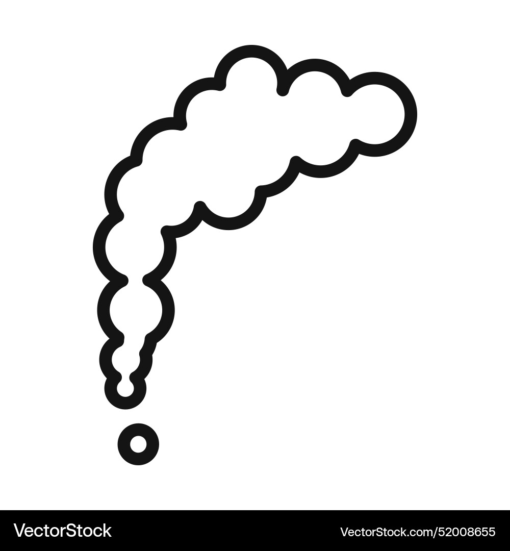 Smoke icon pack vapor for environmental Royalty Free Vector