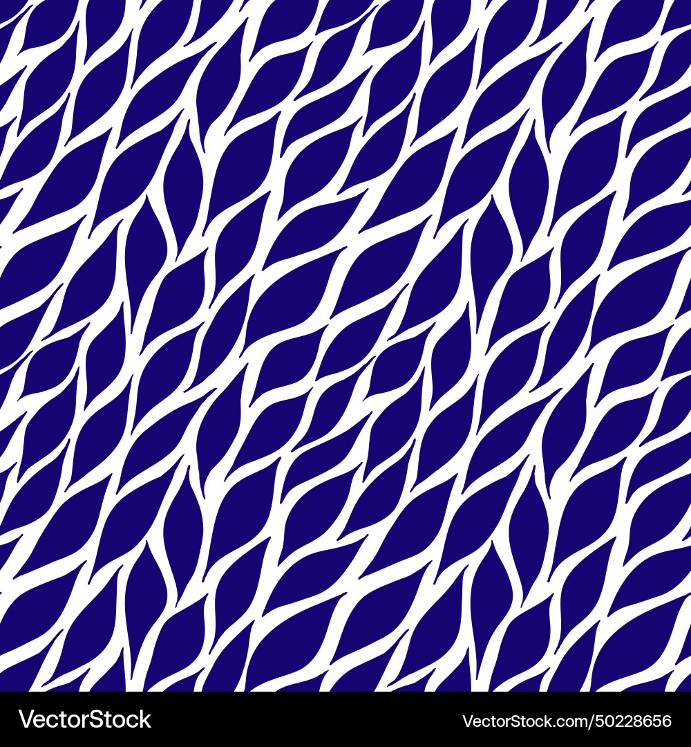 Dark Blue Abstract Leaf Pattern Royalty Free Vector Image