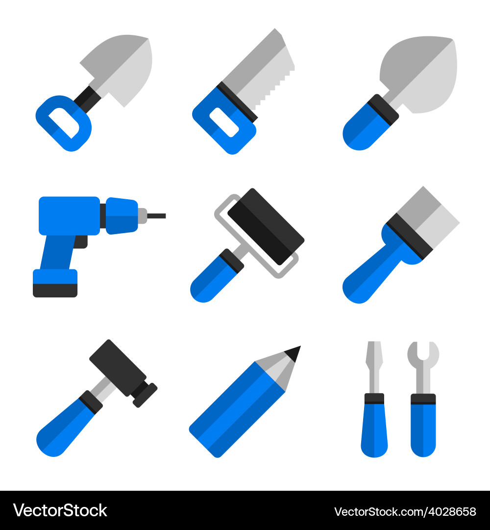 Working tools Royalty Free Vector Image - VectorStock