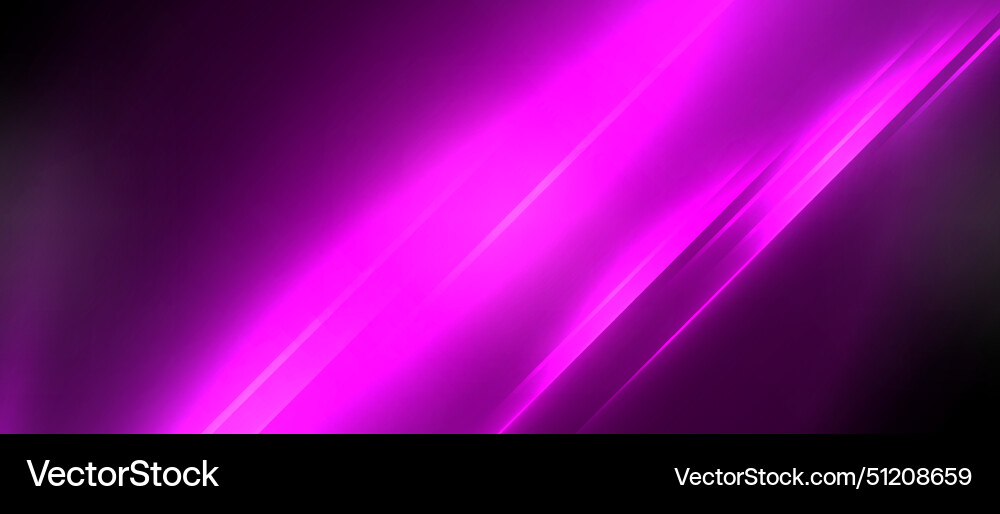 A vibrant purple light illuminates against dark Vector Image