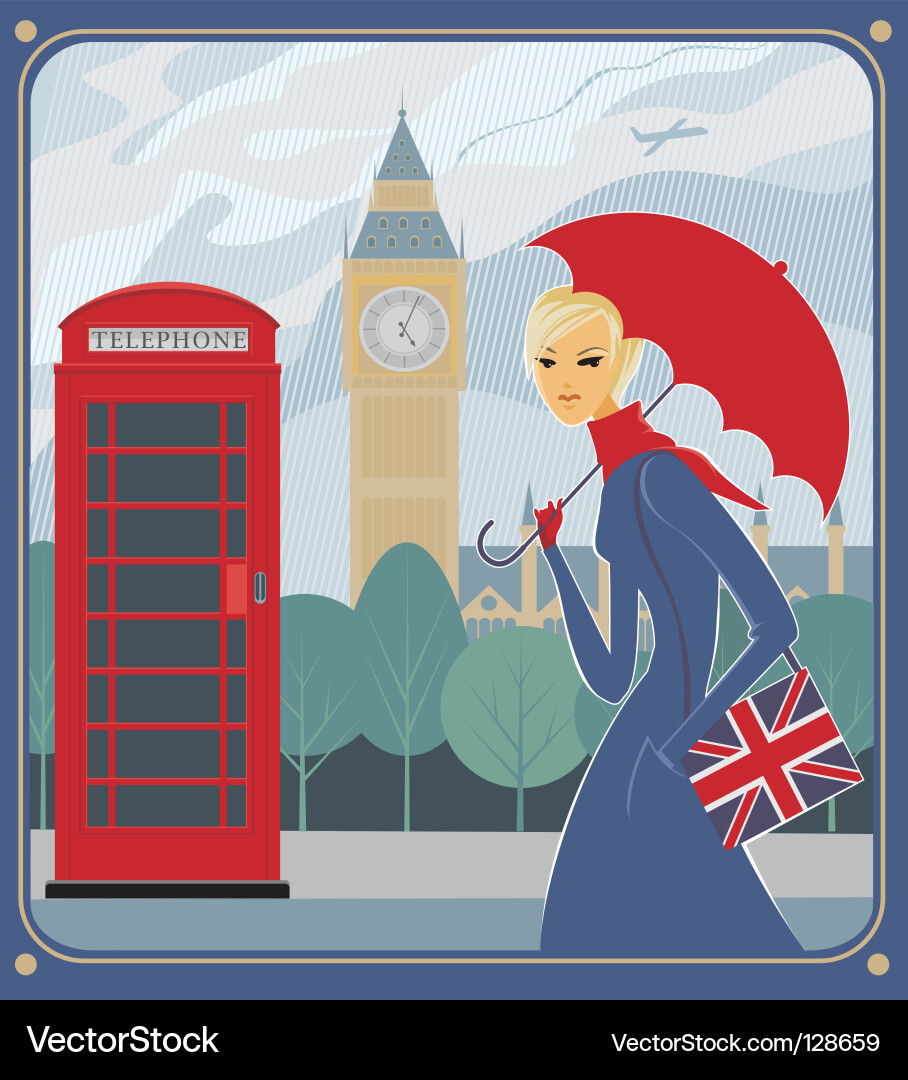 London scene Royalty Free Vector Image - VectorStock