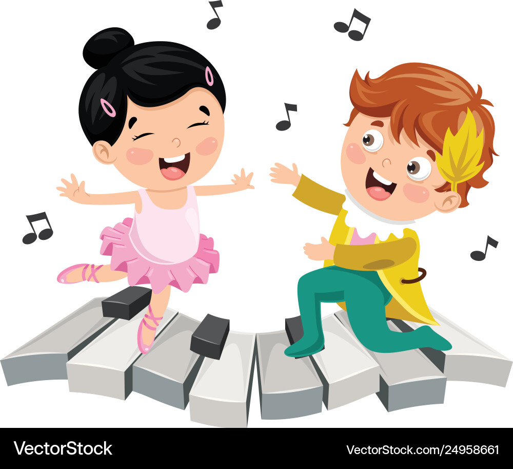 Children music Royalty Free Vector Image - VectorStock