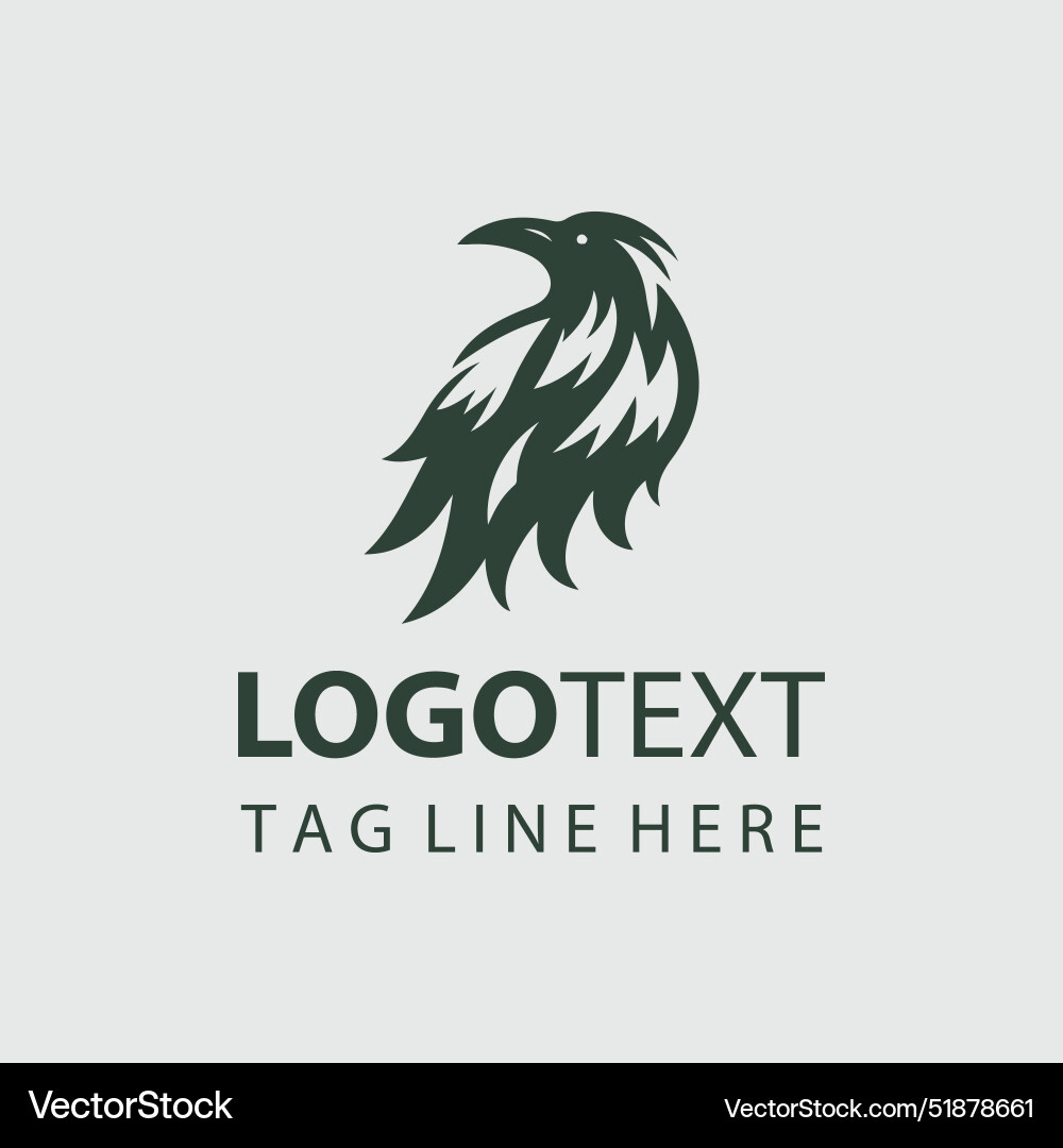Crow logo Royalty Free Vector Image - VectorStock