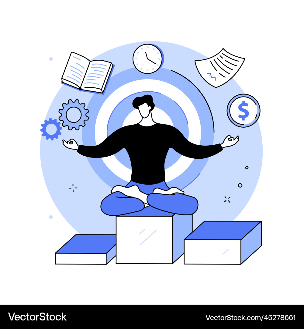 Self-Management & Productivity Royalty Free Vector Image