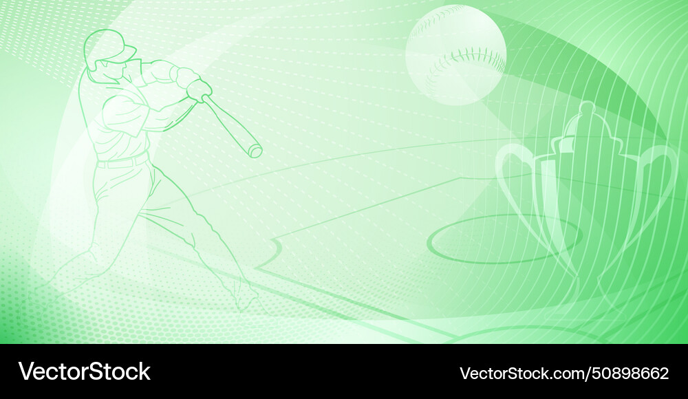 Baseball themed background Royalty Free Vector Image
