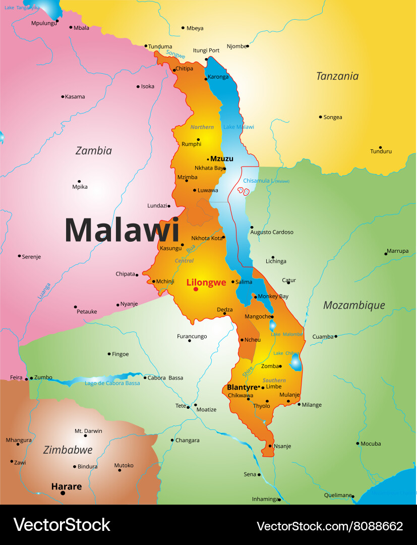 Malawi Map Map Gallery | SEDAC