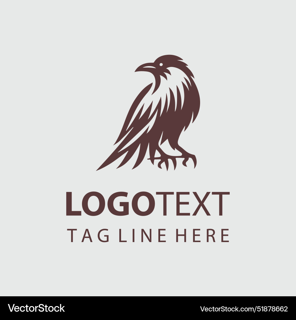 Crow logo Royalty Free Vector Image - VectorStock