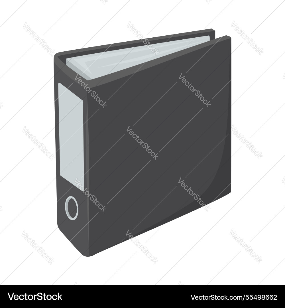 Filing folder sign emoji icon Royalty Free Vector Image