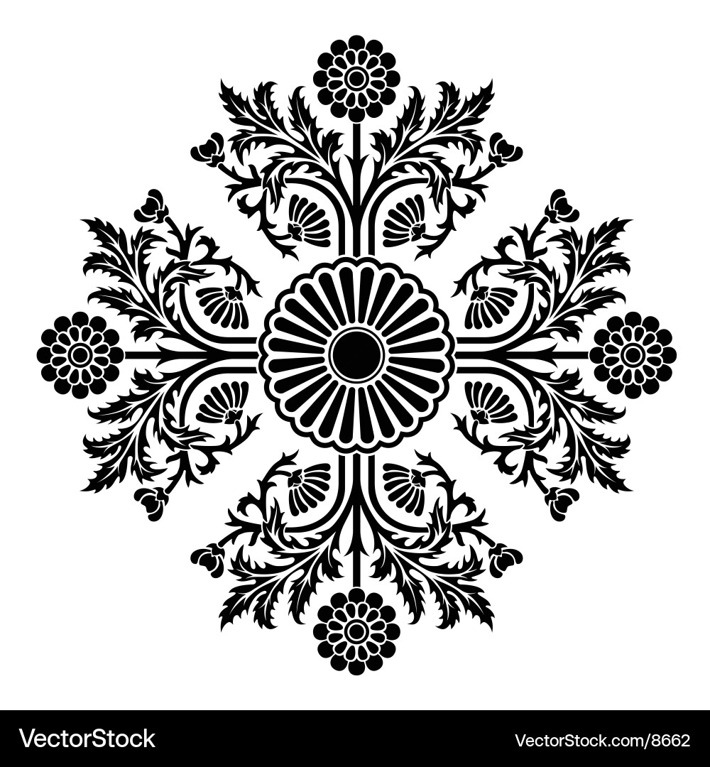Floral Royalty Free Vector Image - VectorStock