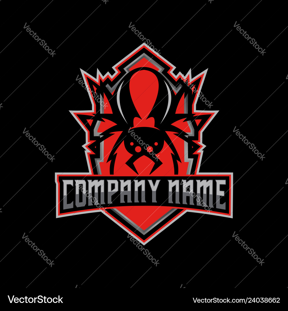 Redback Spider Logo Royalty Free Vector Image - VectorStock