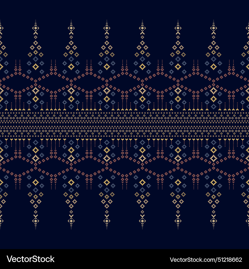 Traditional clothes pattern geometric ethnic Vector Image