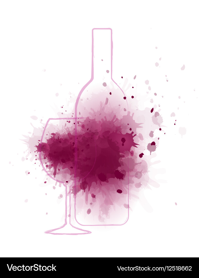 Wine Splash Background Royalty Free Vector Image