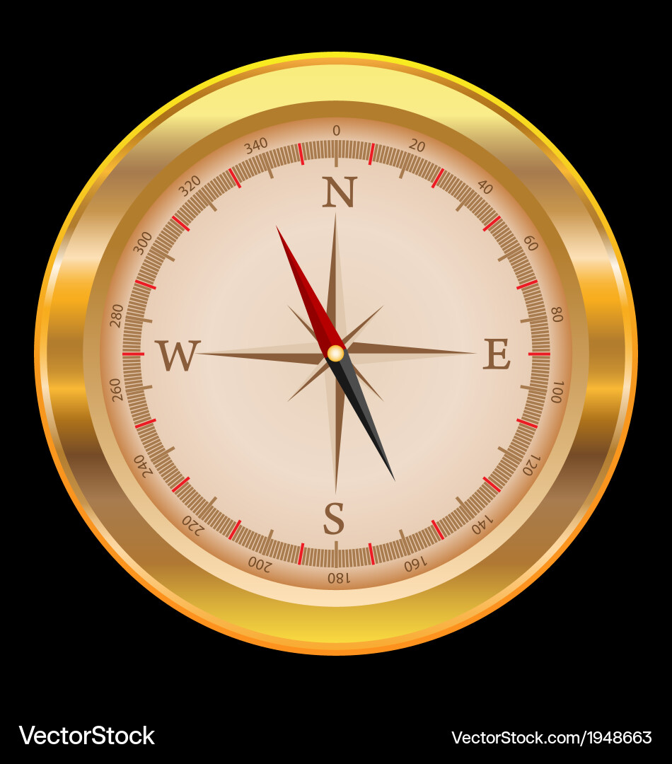 Compass Royalty Free Vector Image - VectorStock