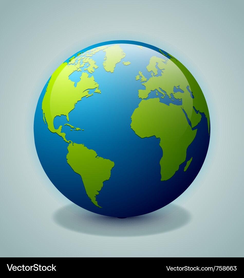 Blue Globe Icon Vector Images (over 60,000)