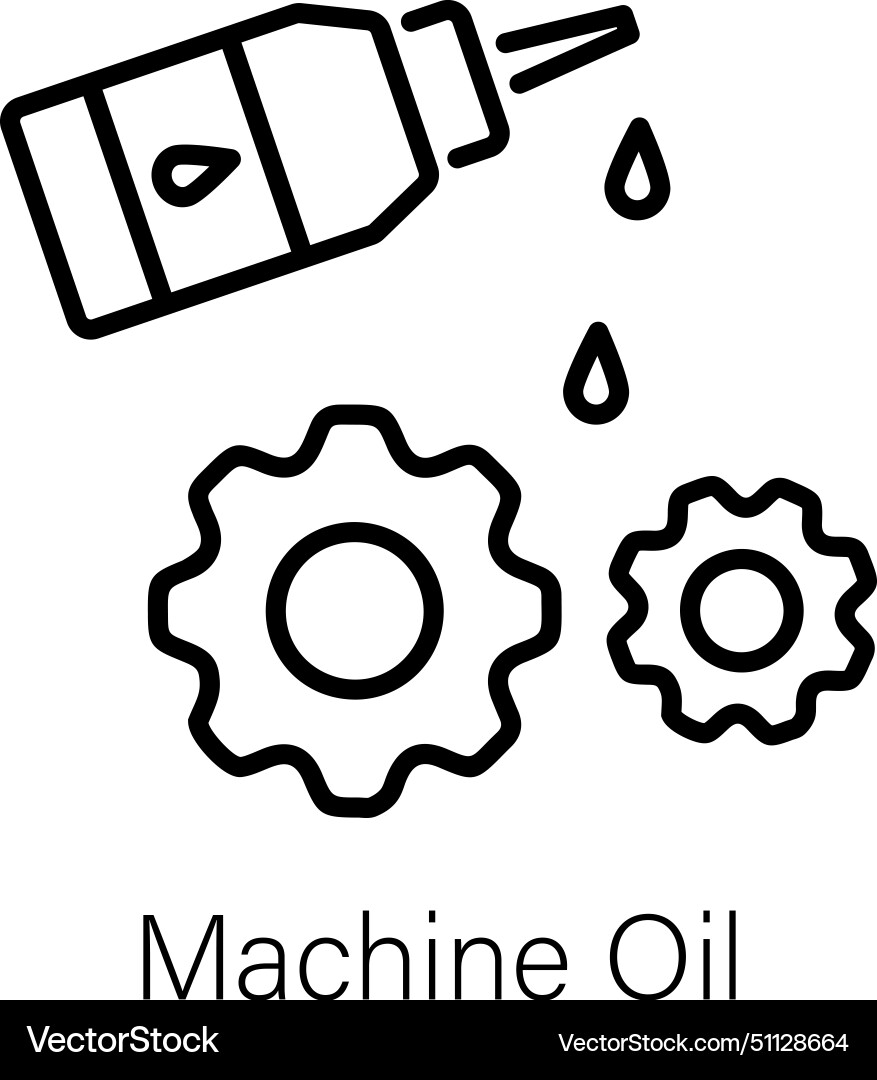 Machine oil Royalty Free Vector Image - VectorStock