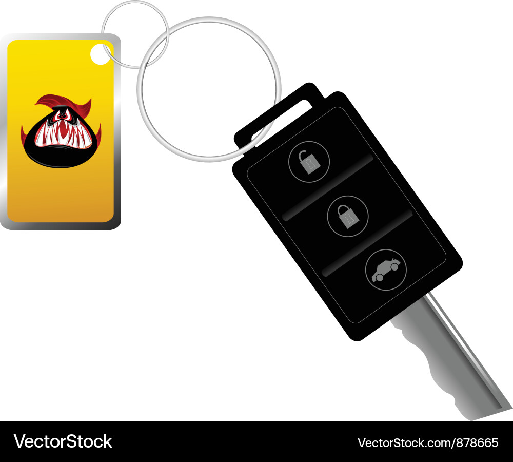 Car key Royalty Free Vector Image - VectorStock