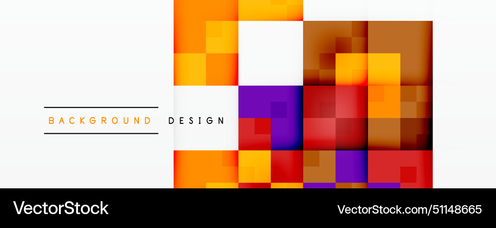 Colorful rectangles in various shades on a white Vector Image