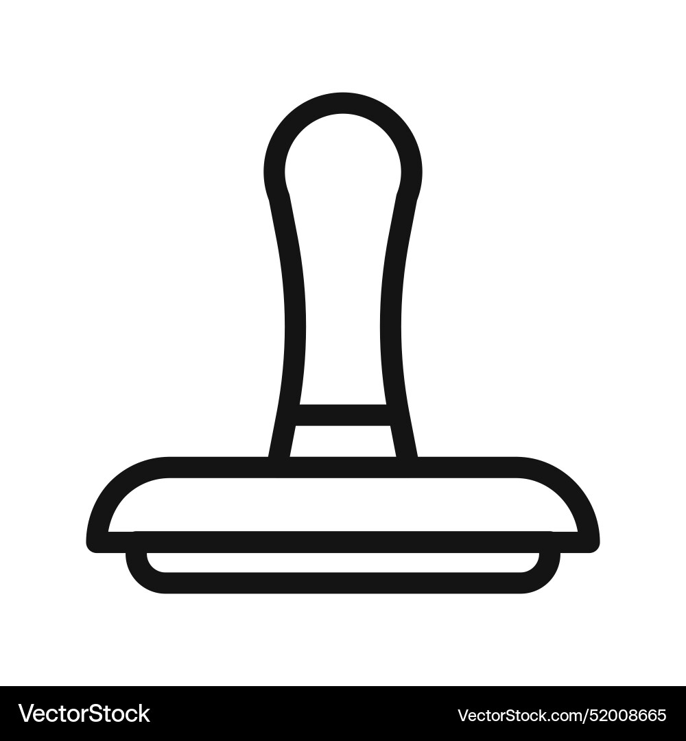 Stamp icon pack postal for mail and documentation Vector Image