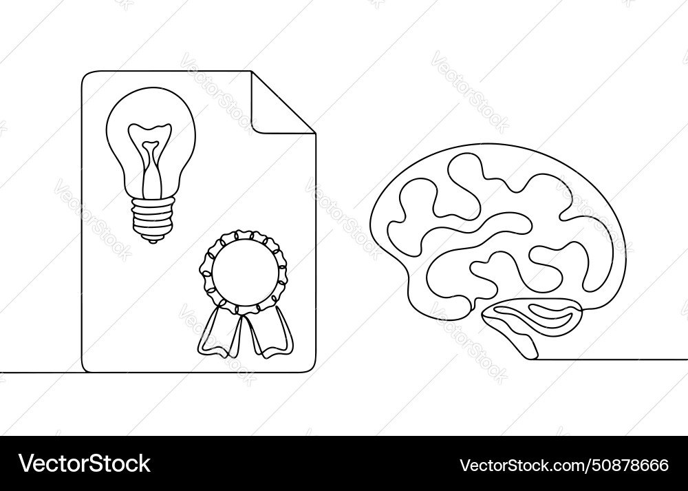 Patent for invention Royalty Free Vector Image
