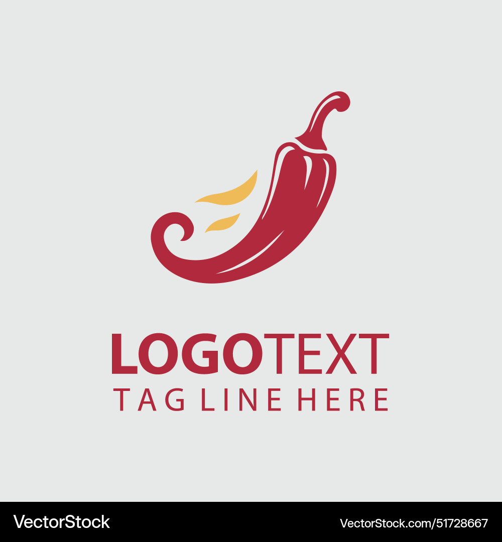 Chilli logo Royalty Free Vector Image - VectorStock