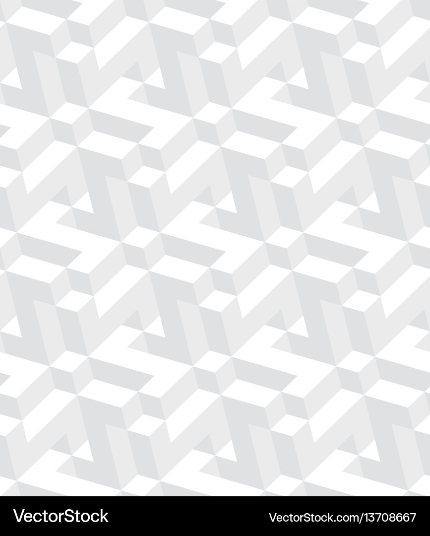 Isometric Geometric Pattern Royalty Free Vector Image