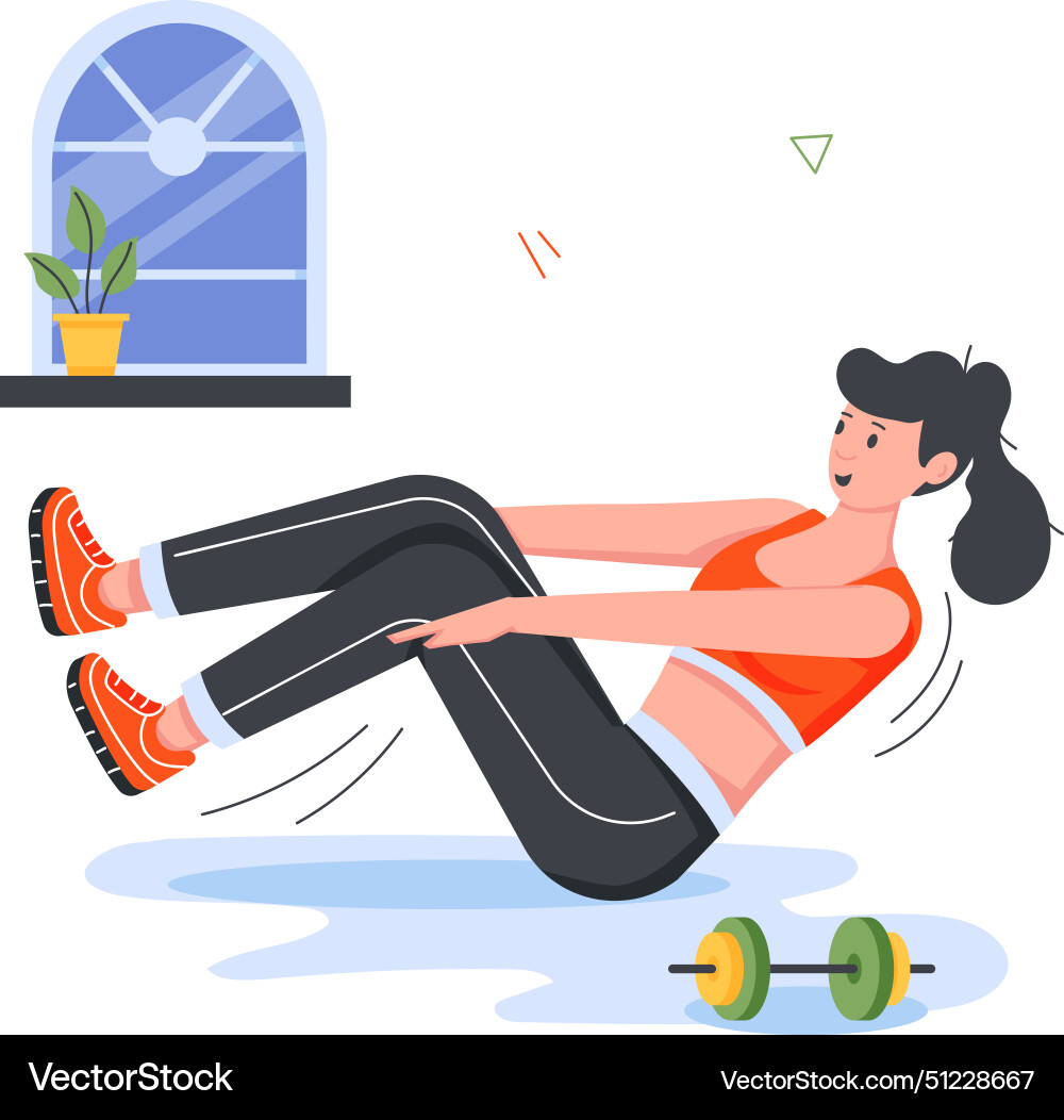 Style workout mini Royalty Free Vector Image - VectorStock