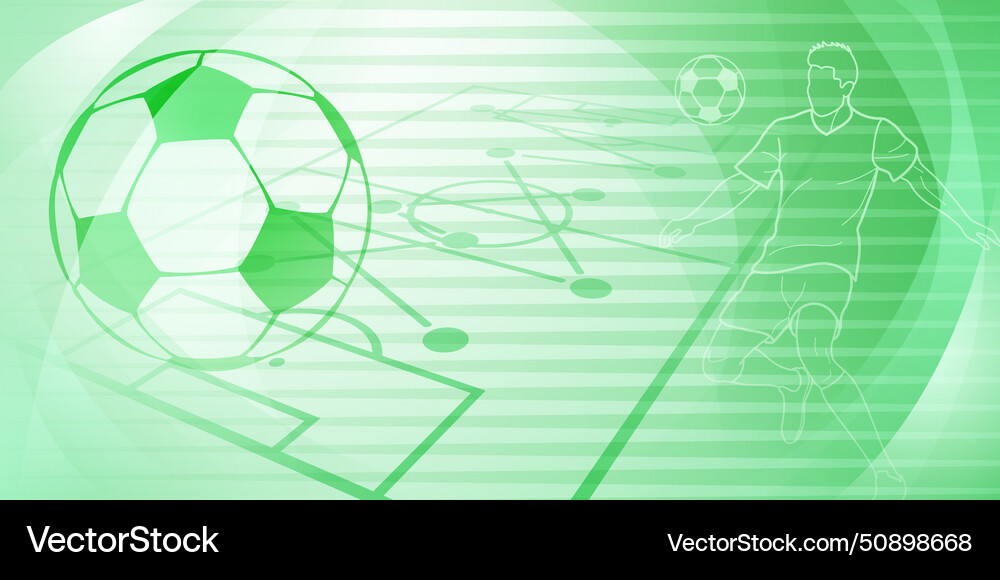 Football themed background Royalty Free Vector Image