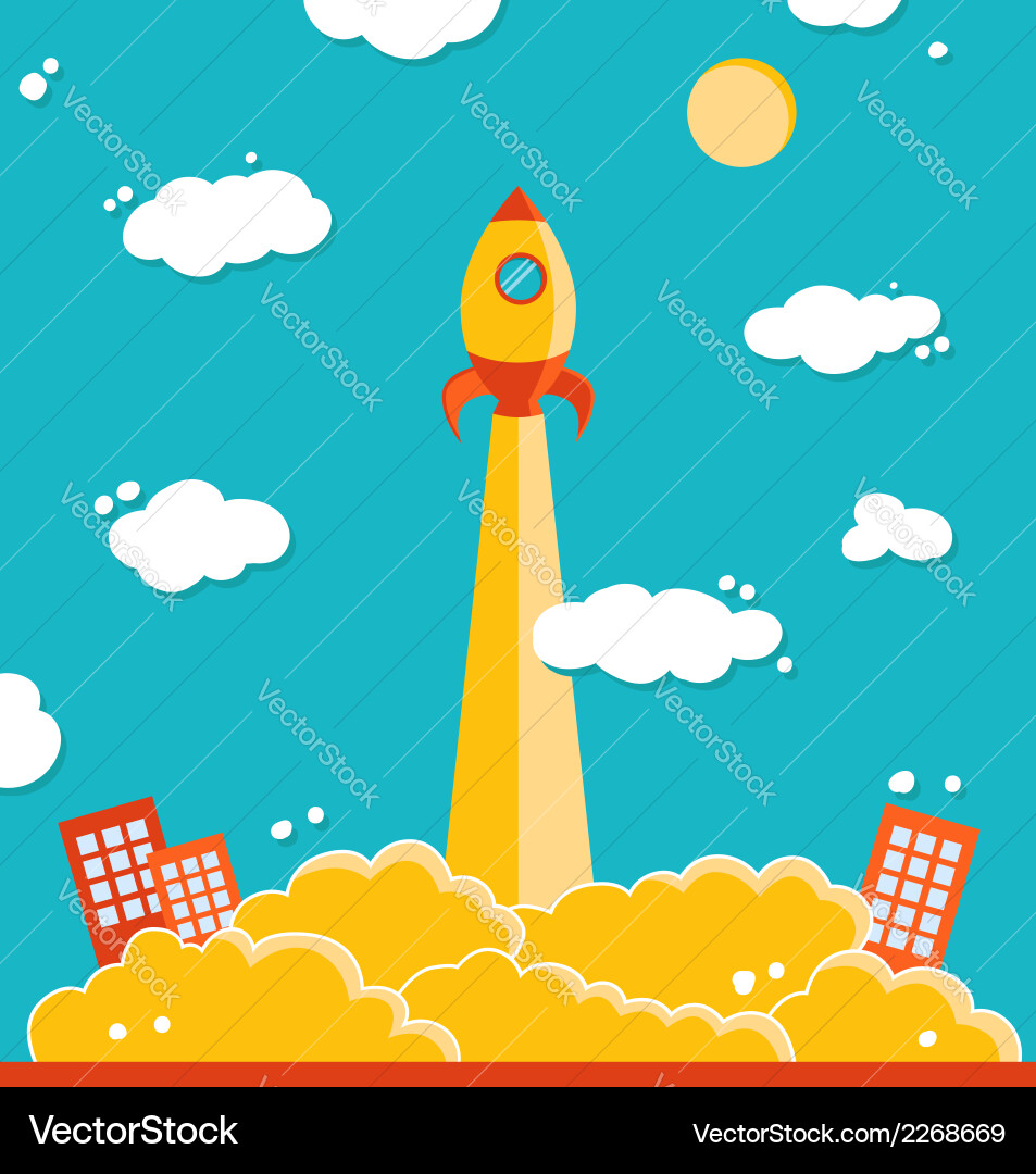 Rocket Royalty Free Vector Image - VectorStock