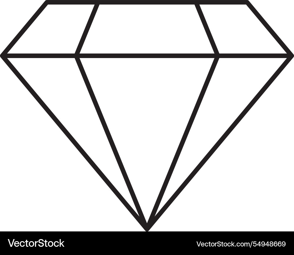 Video game diamond Royalty Free Vector Image - VectorStock