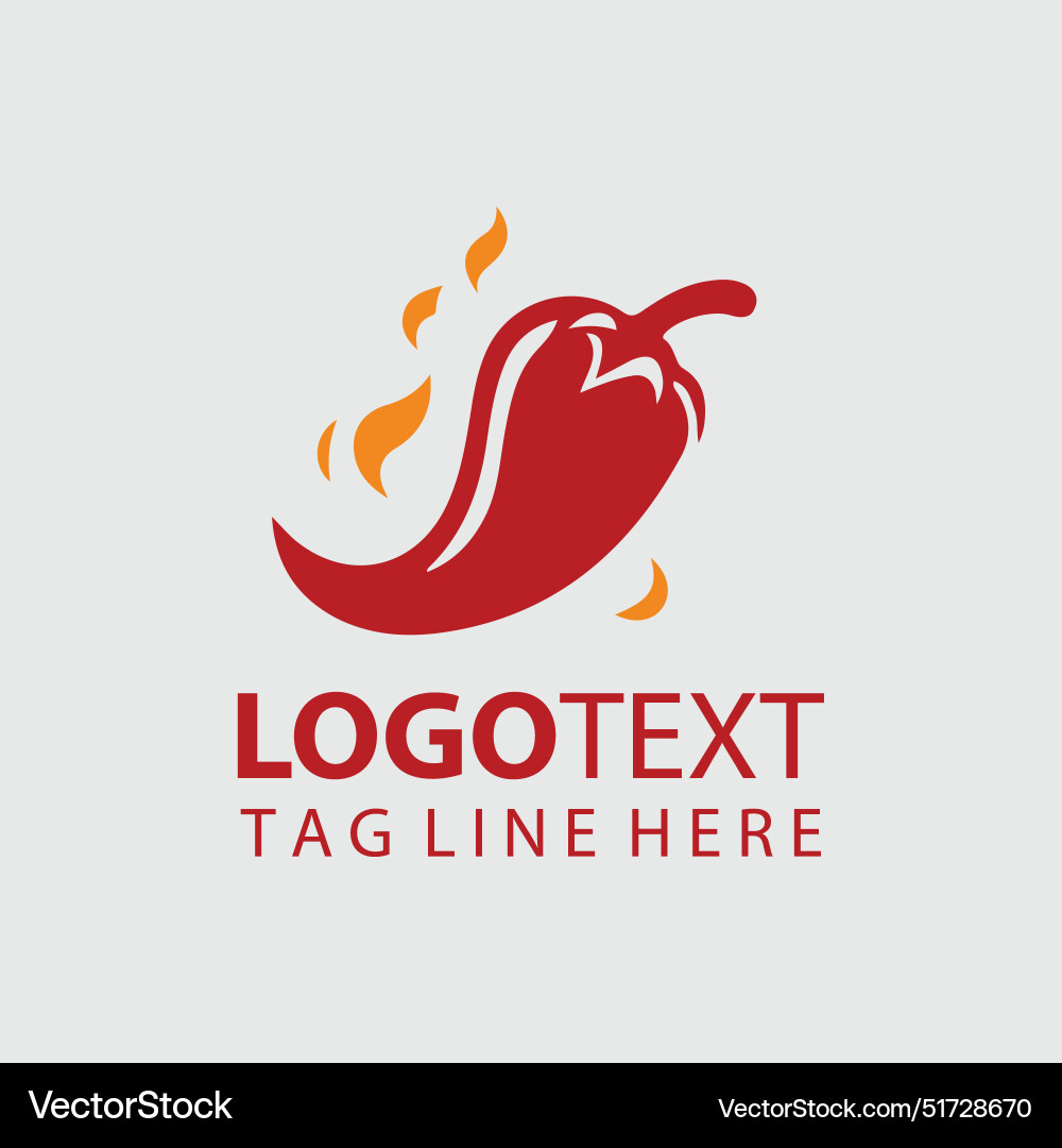 Chilli logo Royalty Free Vector Image - VectorStock