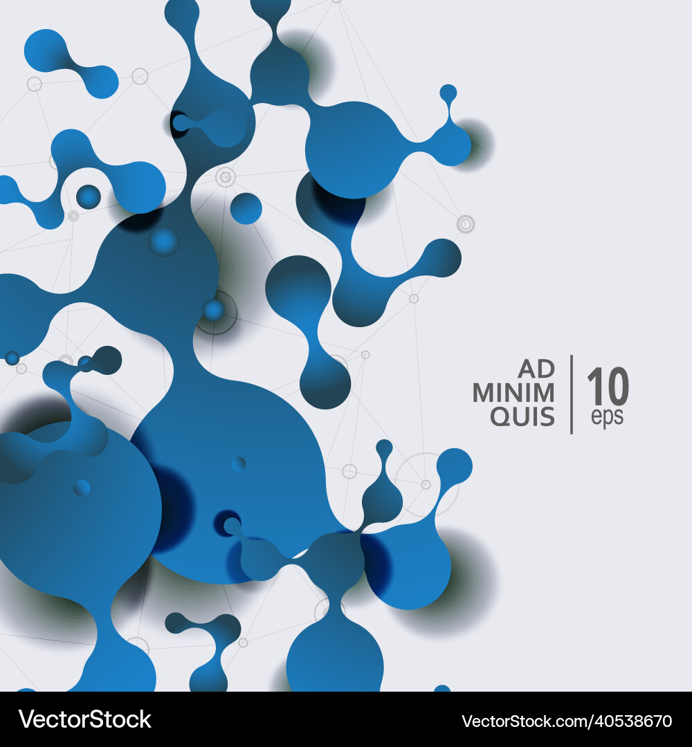 Design template science Royalty Free Vector Image