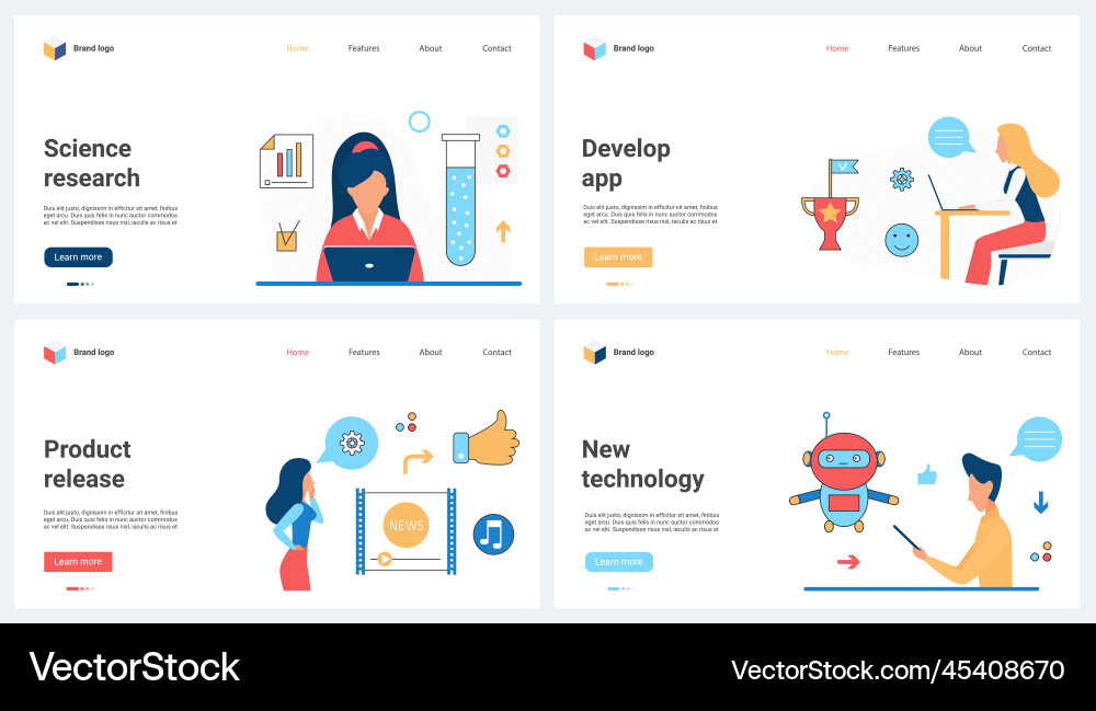 Mobile app development digital product release Vector Image