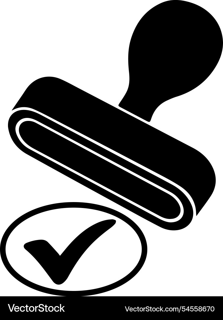 Stamp icon Royalty Free Vector Image - VectorStock