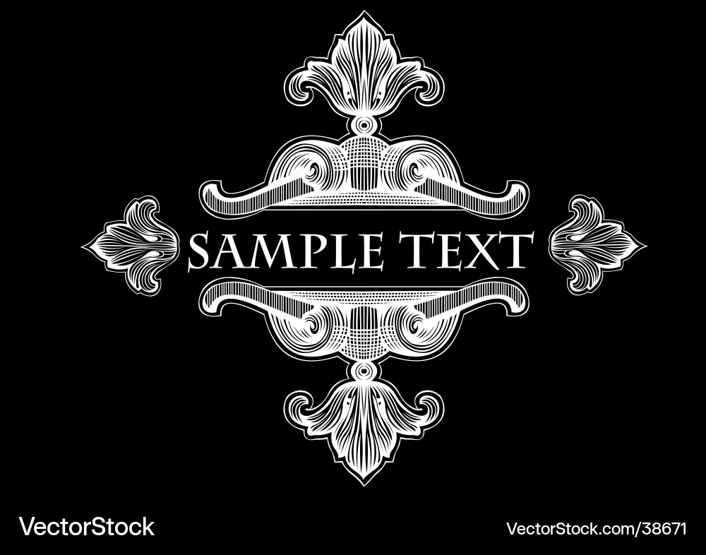 Royal Ornate Banner Royalty Free Vector Image - VectorStock