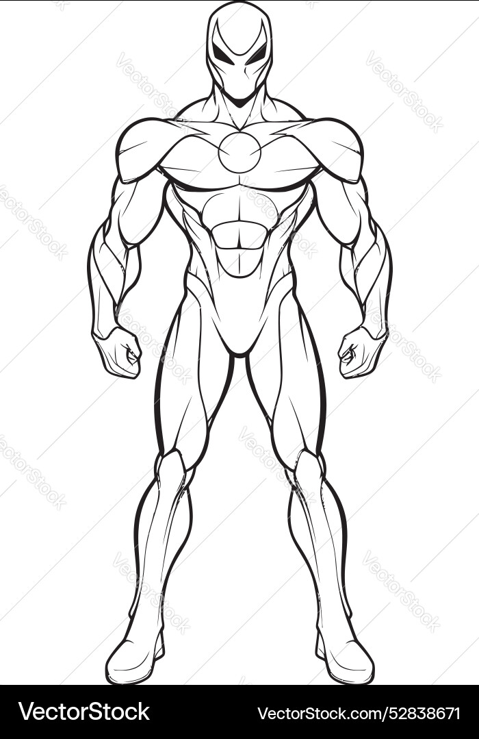 Vigilante vanguard heroic icon design mighty Vector Image