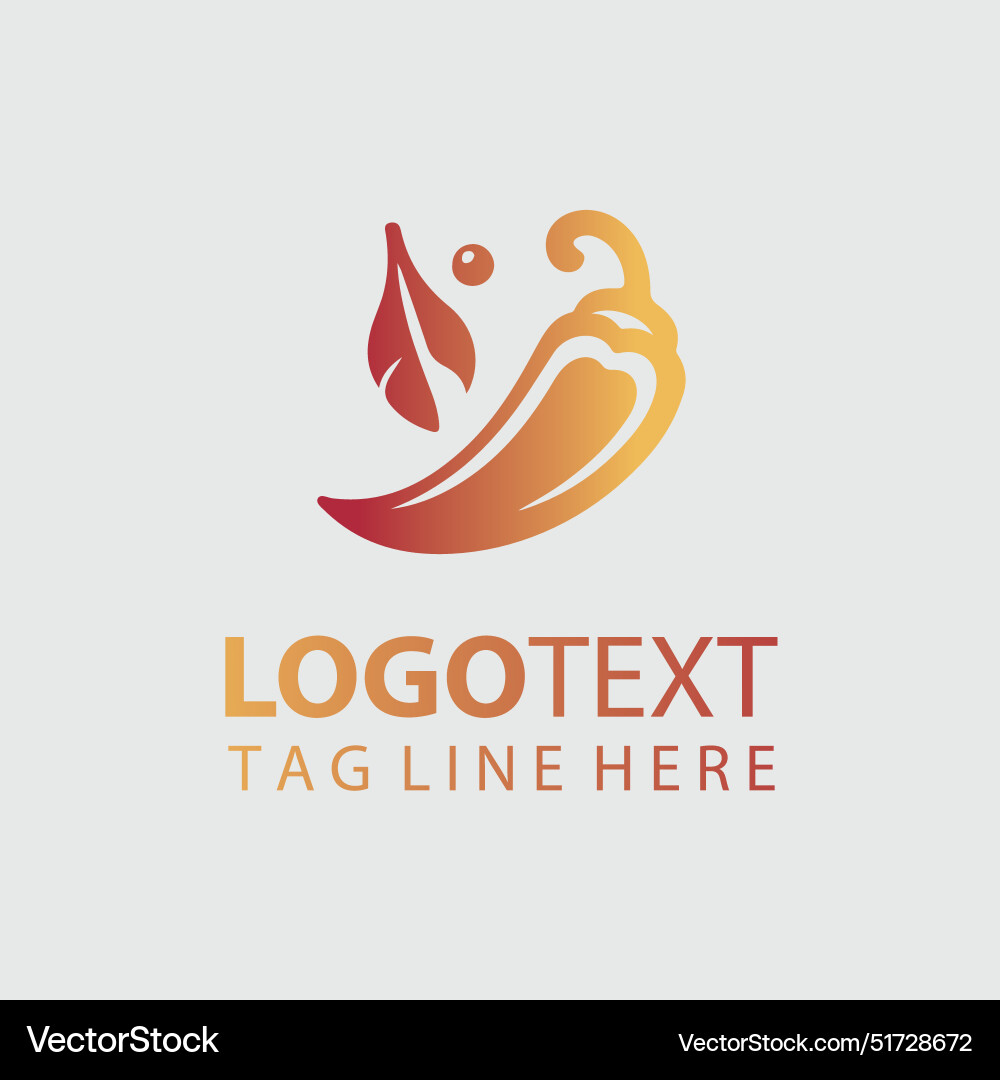 Chilli logo Royalty Free Vector Image - VectorStock