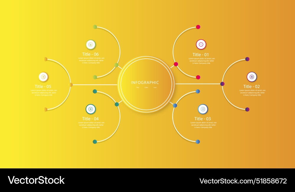 Creative infographic template design brand info Vector Image