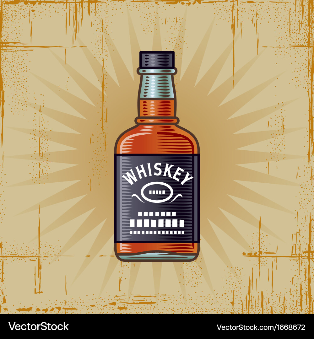 Cartoon Whisky Bottles Vector Images (over 970)