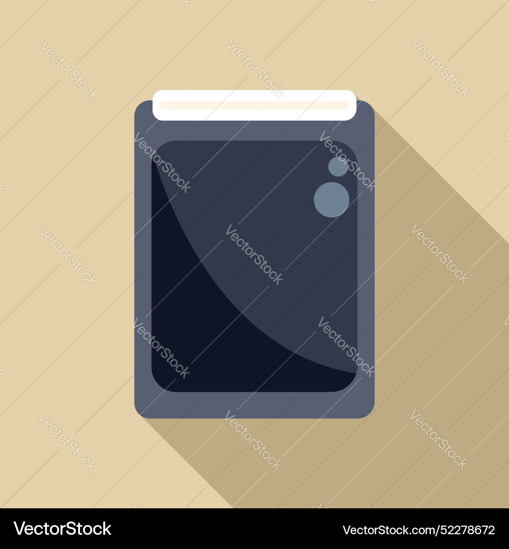 Smart home device controlling system panel Vector Image