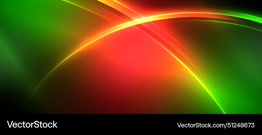 Colorful background with red yellow and green Vector Image